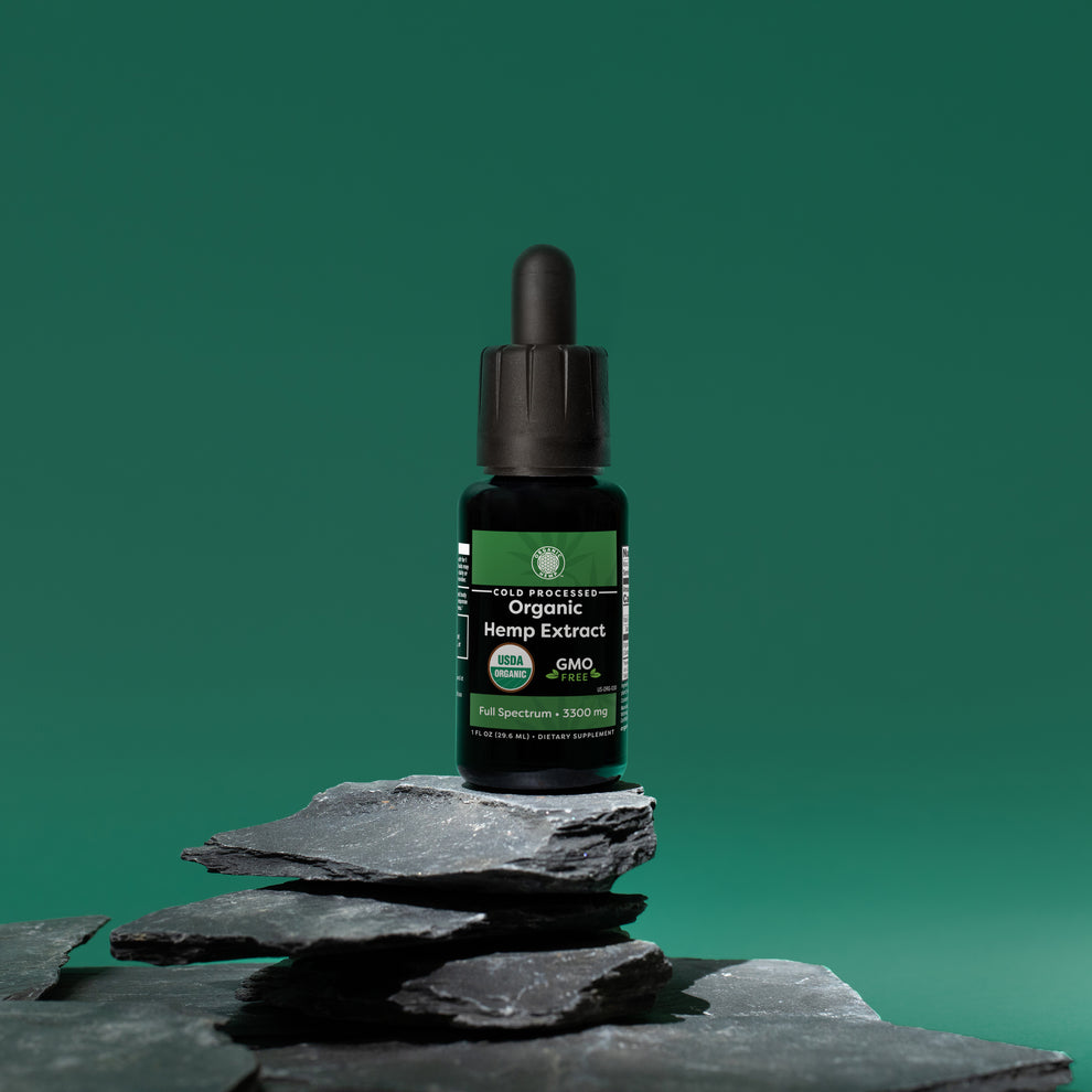 Organic Full Spectrum Hemp Extract Oil for Sleep & Stress Support ...